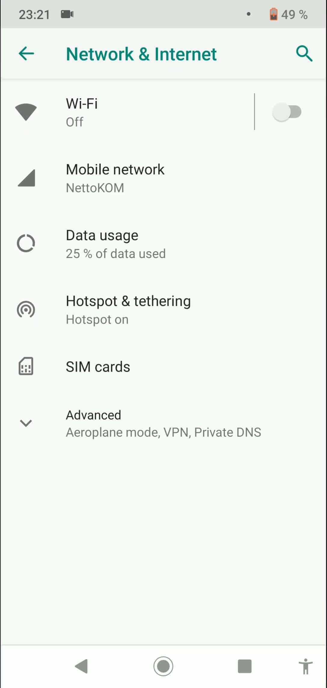 Wi-FI hotspot password - Android 9 Manual | TechBone Wi-FI hotspot password - Android 9 Manual | TechBone