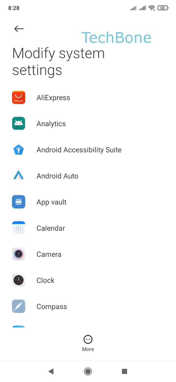How To Allow Or Deny Apps To Modify System Settings Xiaomi Manual Techbone