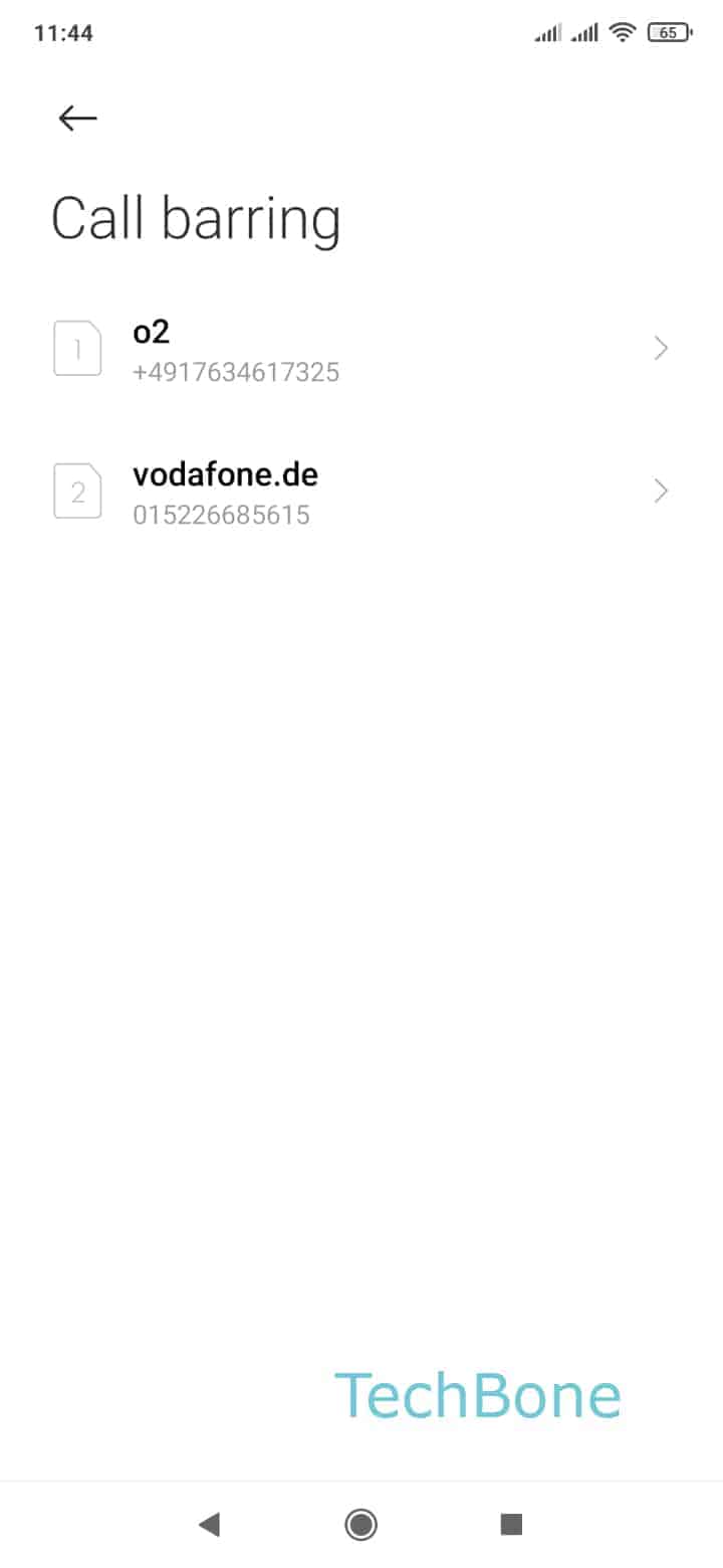 How to enable or disable call barring - Xiaomi Manual | TechBone