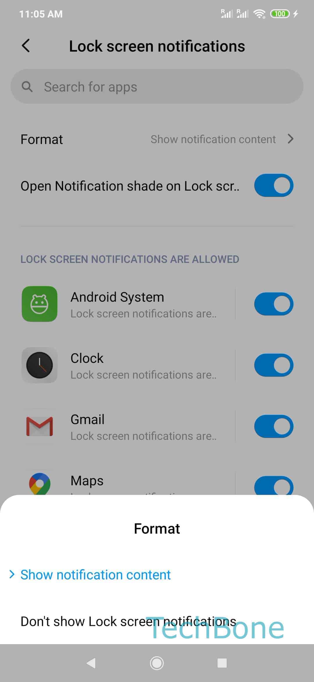 How to Turn on/off notifications on Lock screen - Xiaomi Manual | TechBone