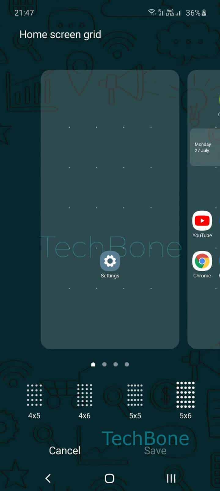 How To Change Grid Size On Home Screen Samsung Manual TechBone