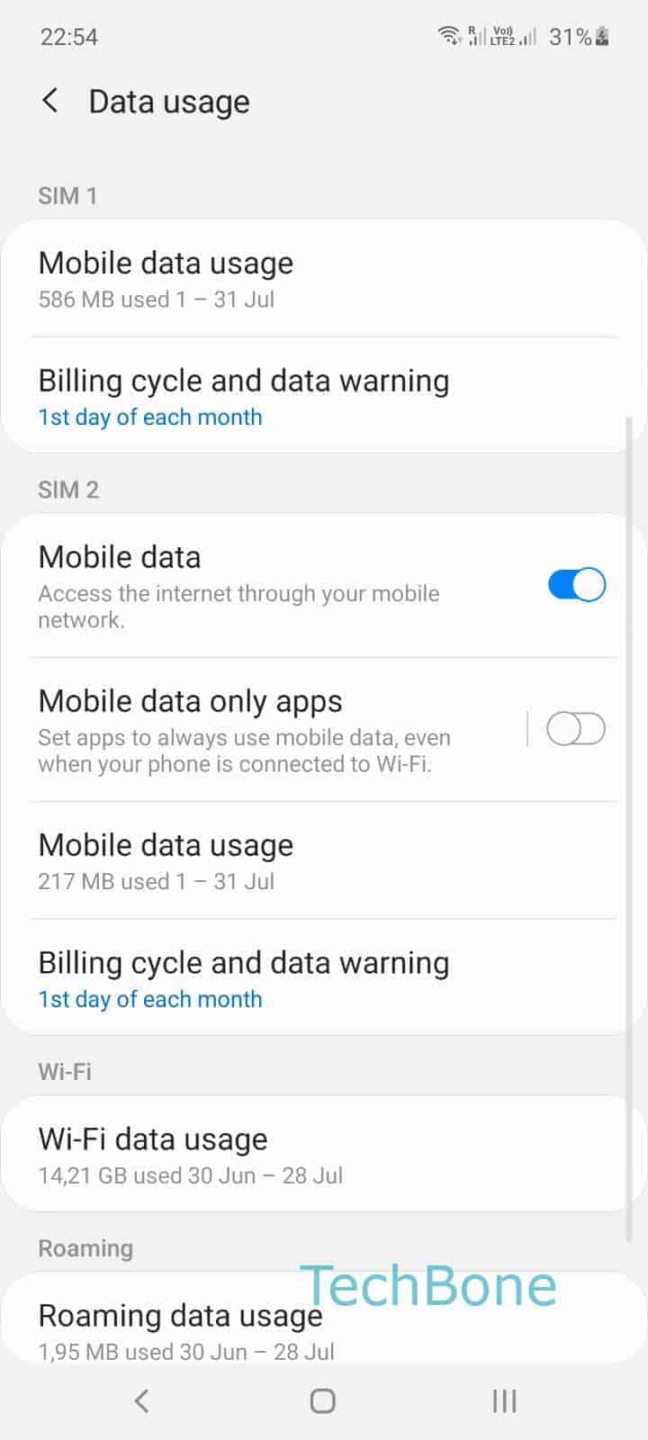 Mobile Data Only Apps Samsung Manual Techbone