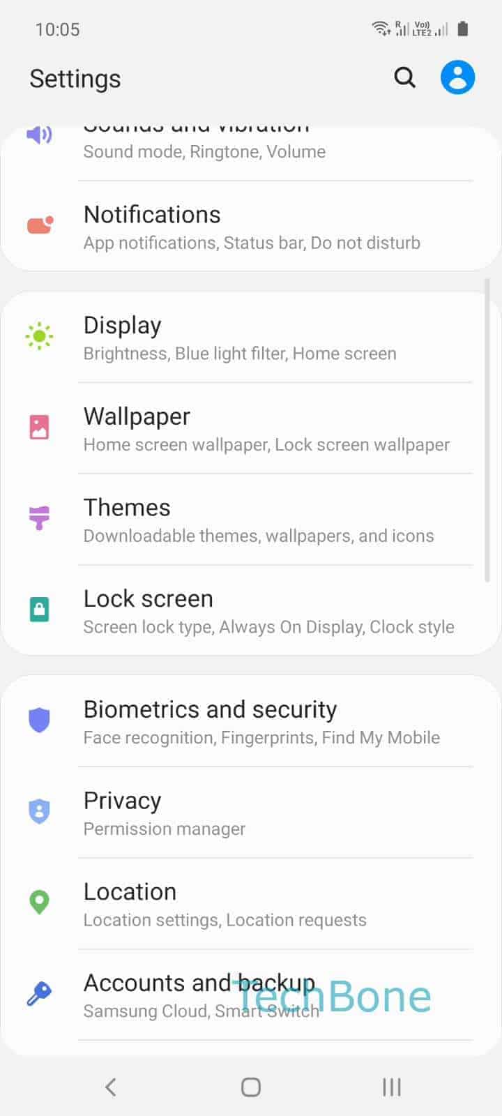 How To Change Navigation Bar Between Buttons And Gestures Samsung Manual TechBone
