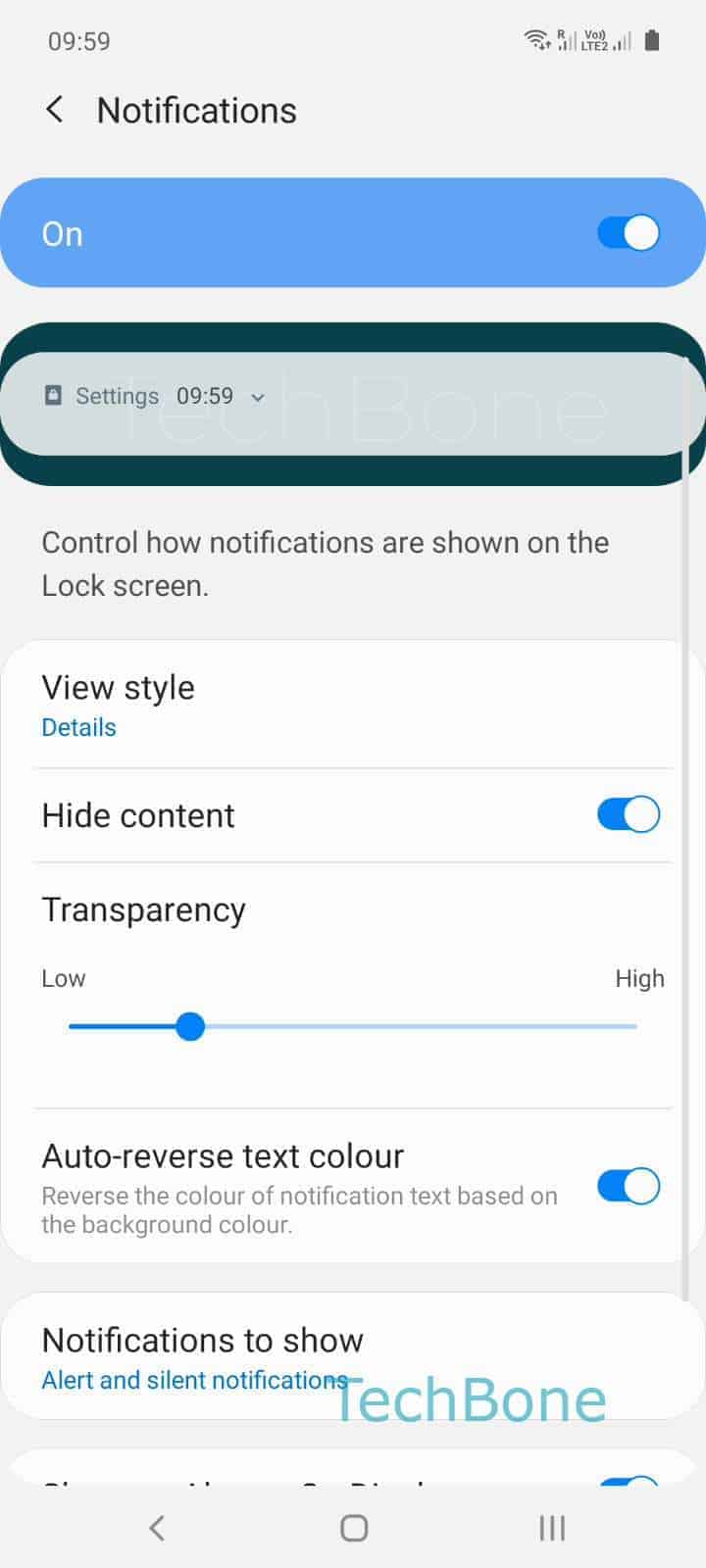 How to Customize Notifications on Lock Screen - Samsung Manual | TechBone